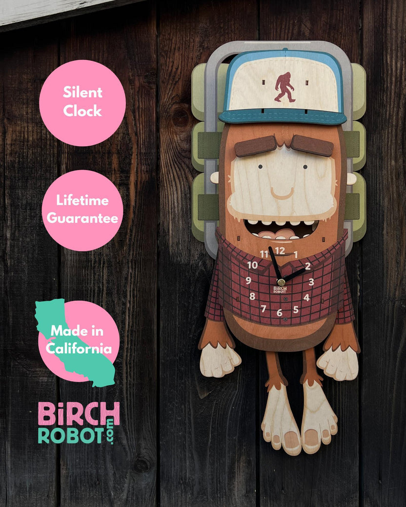Fun Pendulum Clocks for Kids Room or Baby Nursery – Birch Robot