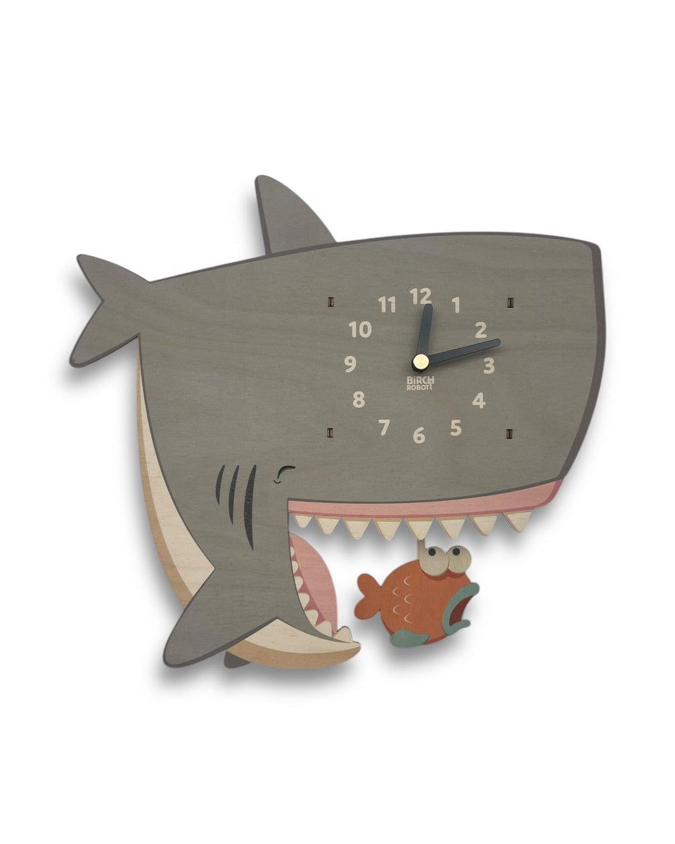 Shark Pendulum Clock for Kids – Birch Robot