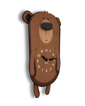 Bear Pendulum Clock for Kids - Bear Wall Clock – Birch Robot