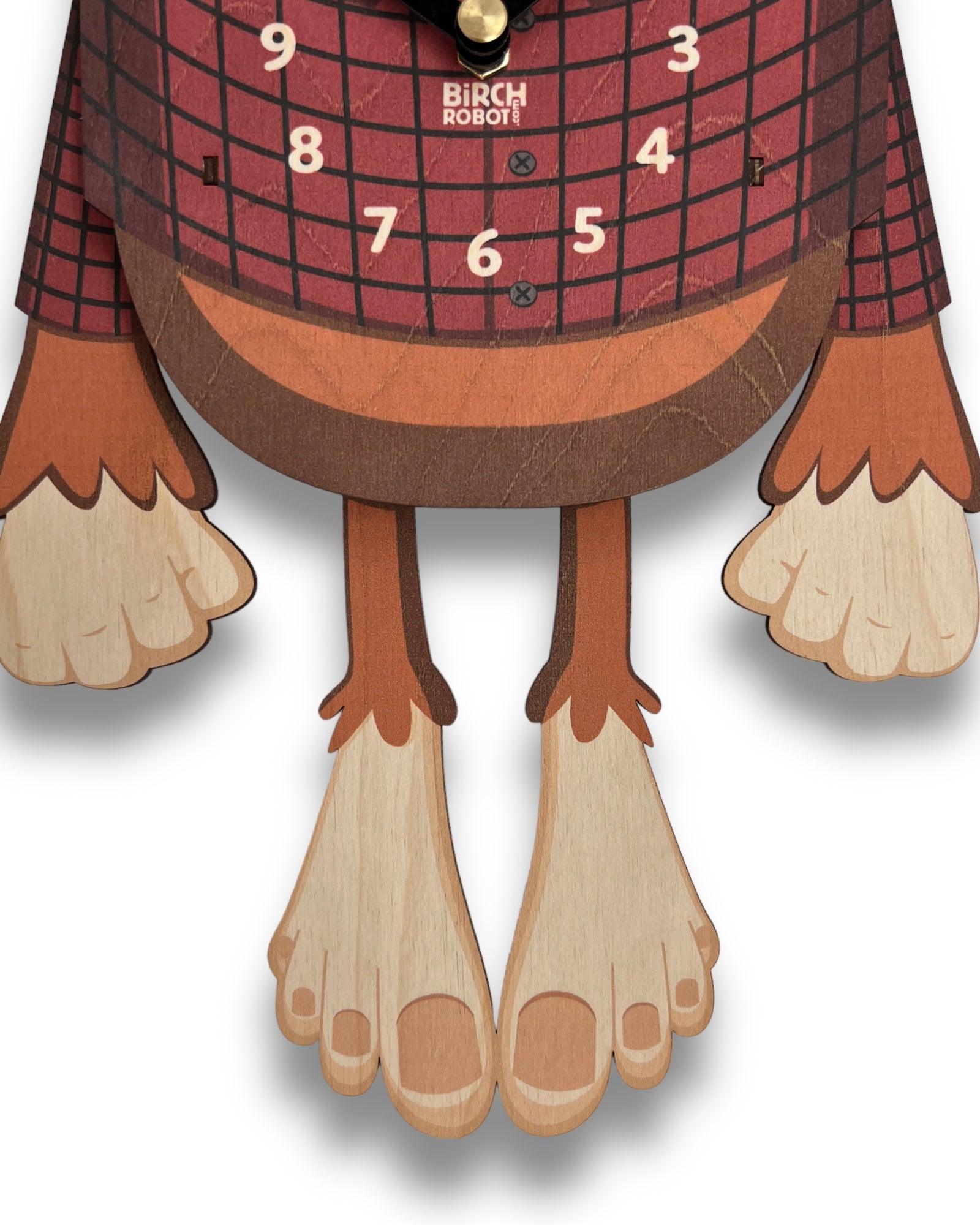 Birch Robot - We Make Kids Clocks - Pendulum Wall Clocks for Children