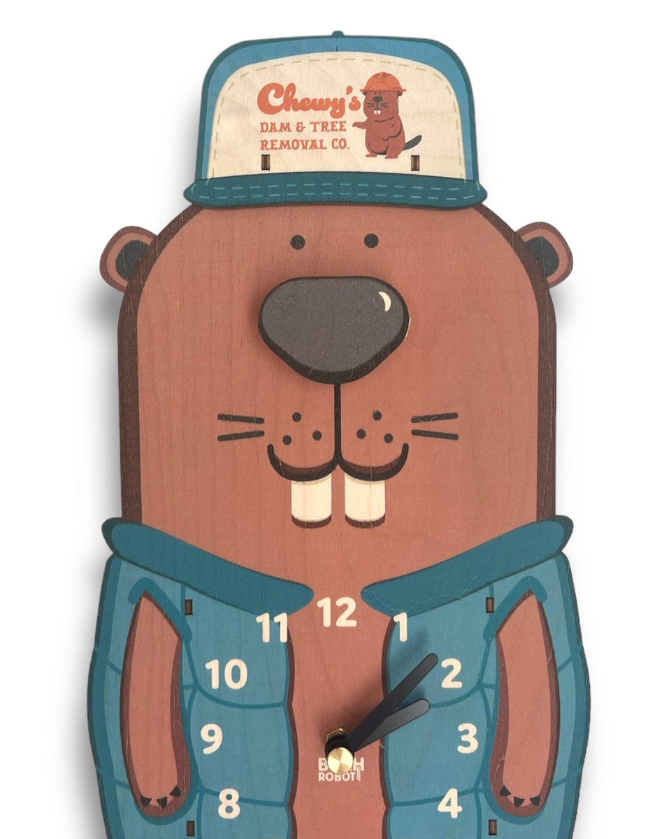 Trucker Hat for Chewy the Beaver Clock – Birch Robot