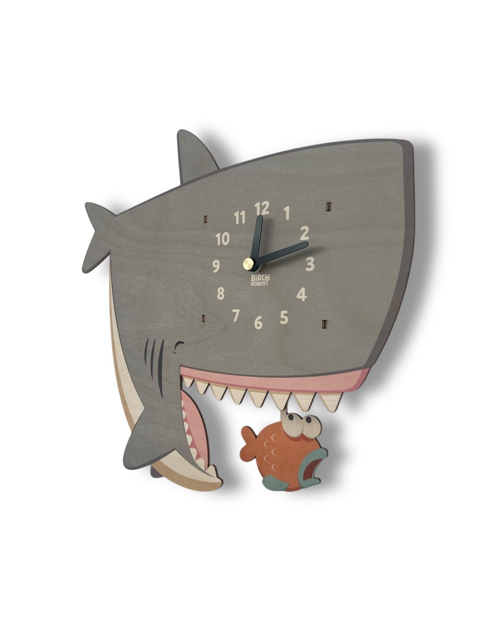 Shark Pendulum Clock for Kids – Birch Robot