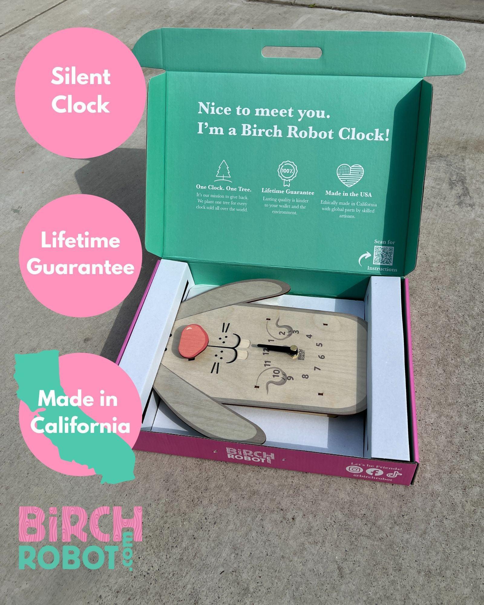 Kids Clocks | Rabbit Clock | Kids Wall Clock | Bunny Pendulum Clock ...