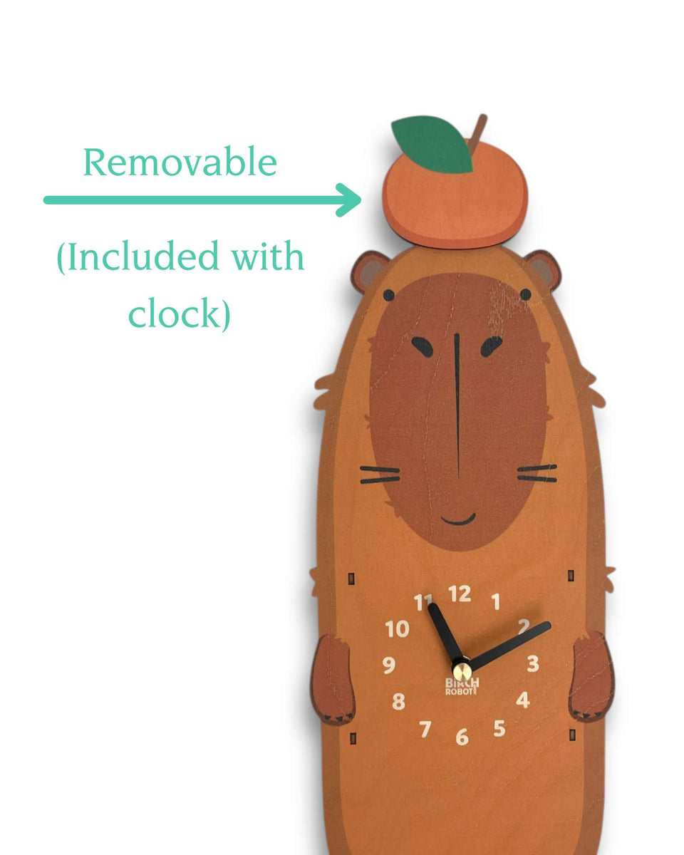 Kids Clock | Capybara Pendulum Clock for Kids | Capybara Clock Gift ...