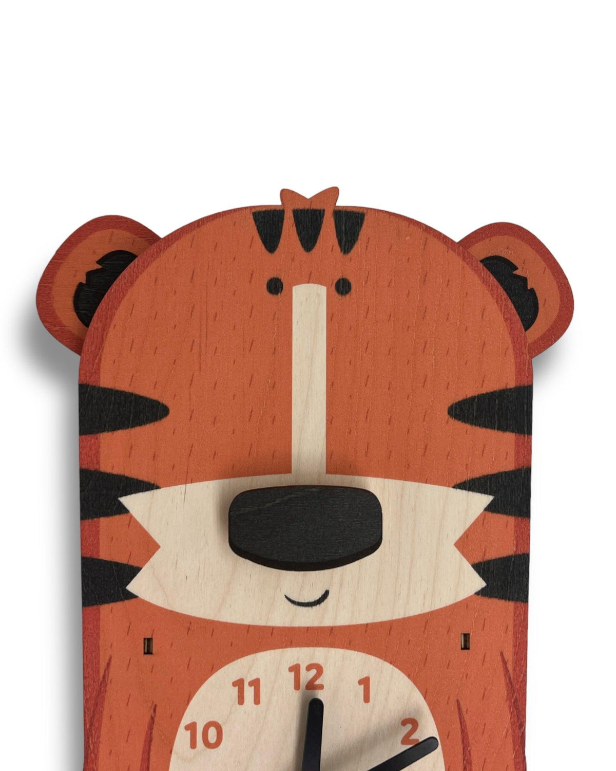 Rufus the Tiger Pendulum Wall Clock – Birch Robot