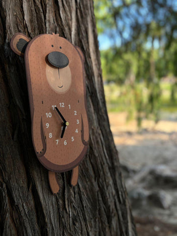 Birch Robot - We Make Kids Clocks - Pendulum Wall Clocks for Children