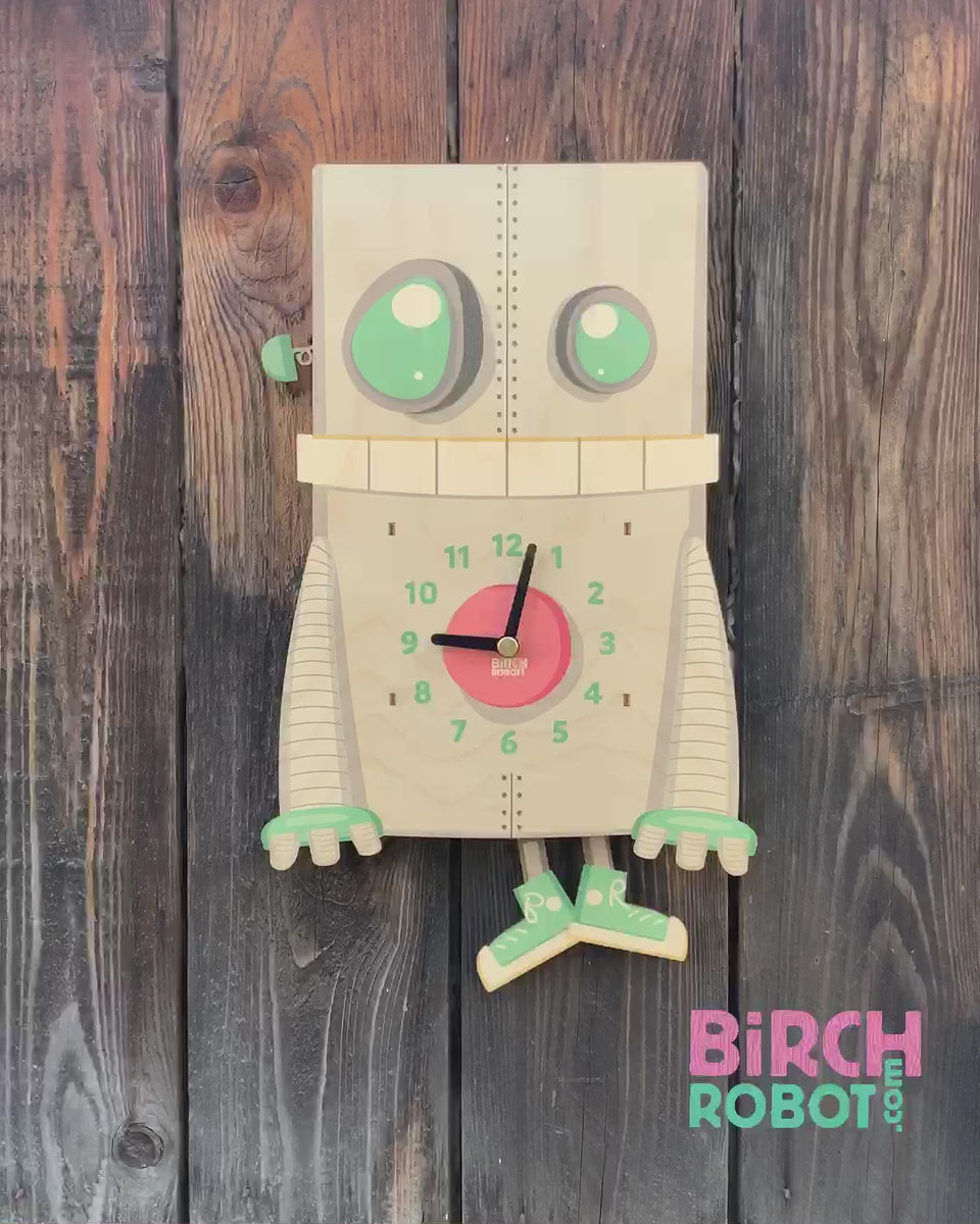 Robot Pendulum Clock for Kids – Birch Robot