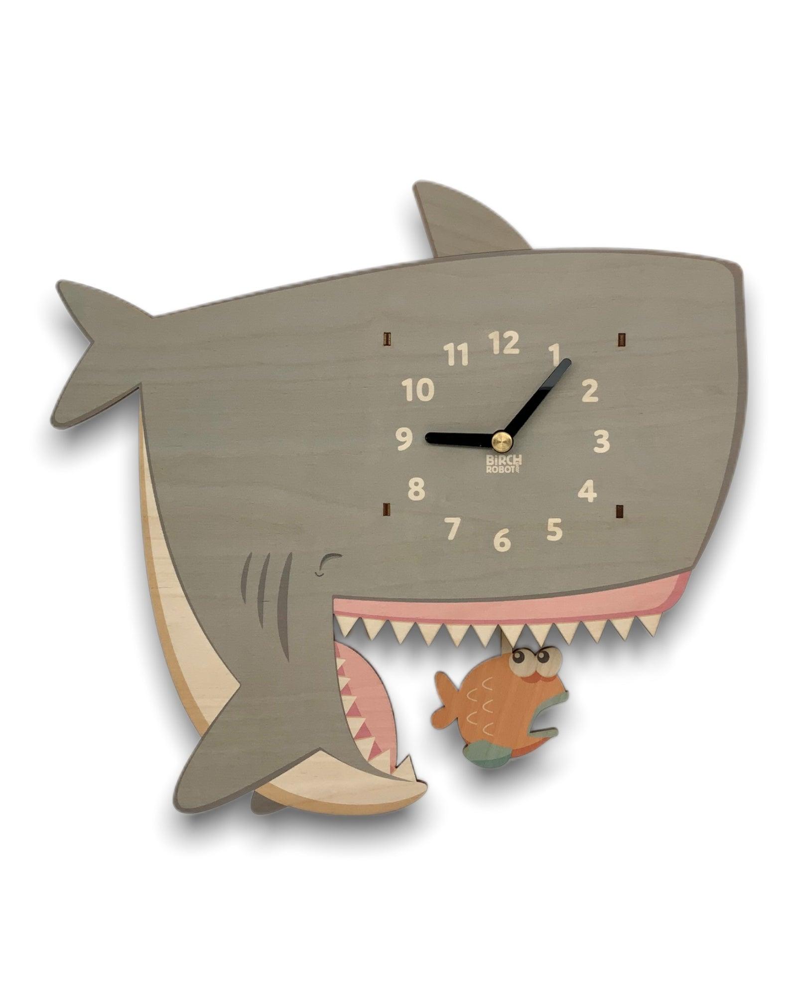 Shark Pendulum Clock for Kids – Birch Robot