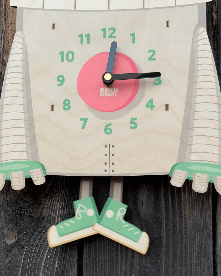 Robot Pendulum Clock for Kids – Birch Robot
